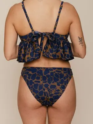 KITTY AND VIBE Flowy Tankini Bikini Top