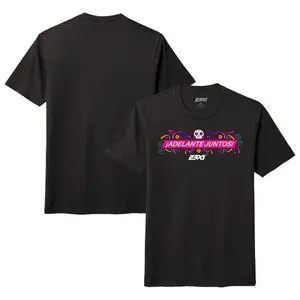 23XI RACING Adelante Juntos Mexico City Race Tri-blend T-shirt - Black