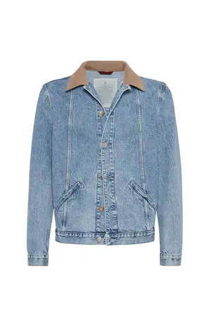 Men's Collared Denim Jackets