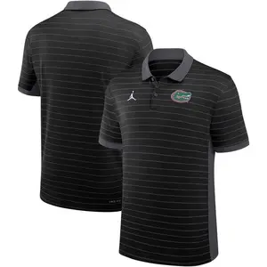 JORDAN BRAND Florida Gators 2025 Early Season Coaches Sideline Victory Stripe Performance Polo - Black