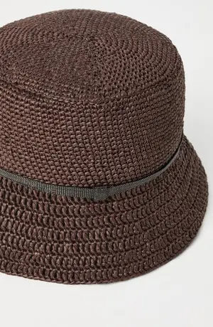 Brunello Cucinelli Bucket Hat With Monili