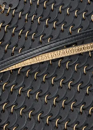 Rabanne 1969 Reversible Leather Shoulder Bag