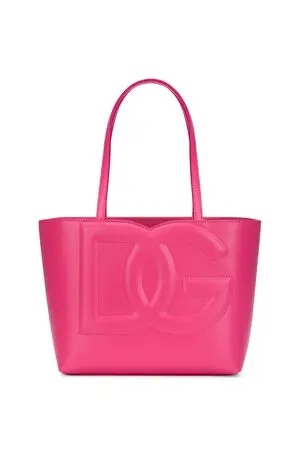 Dolce & Gabbana Small DG Logo Shopping Bag - Pink