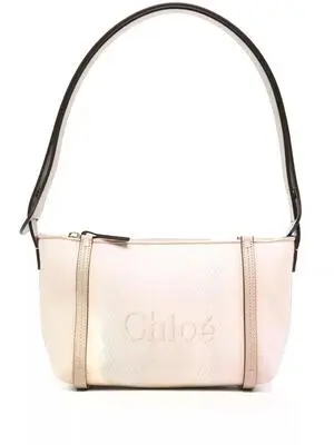 Chloé Jacquard Shoulder Bag - Neutrals