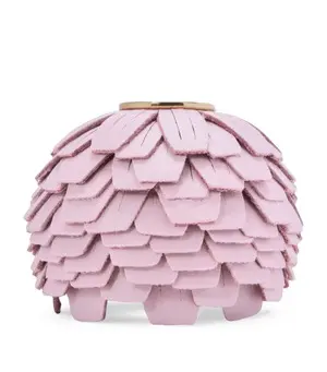 Loewe Calfskin Flower Personalisation Charm - Pink