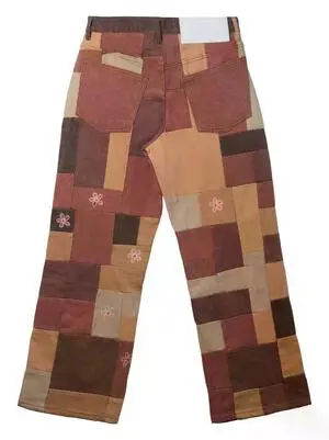 GLASS CYPRESS Military Patchwork Jeans