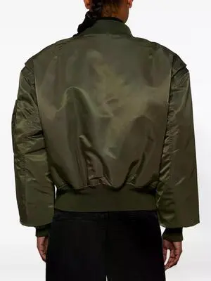 ENTIRE STUDIOS Puffe-sleeve Bomber Jacket - Green