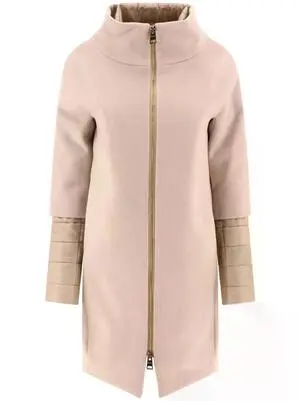 Herno Virgin Wool Zip-up Coat