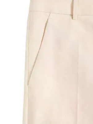Valentino Garavani Cuffed Cotton Canvas Pants