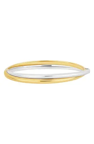 Bony Levy Two-tone 14k Gold Bangle - 14k White Yellow Gold