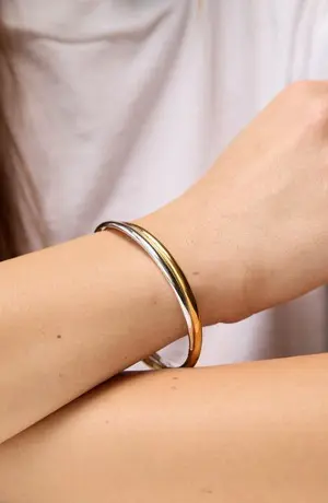 Bony Levy Two-tone 14k Gold Bangle