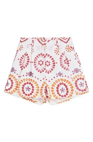 Desigual Embroidered Cotton Shorts