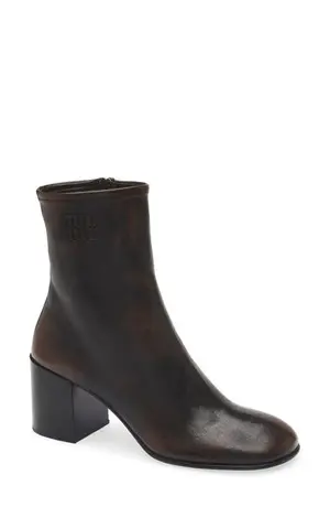 Miu Miu Block Heel Booties