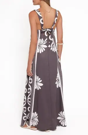 PETAL & PUP Valeria Print Maxi Dress