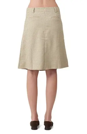 FIND ME NOW Pleated Bow Knee-length Skirt