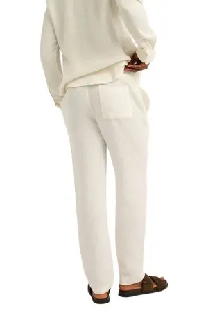 Onia Cotton Gauze Pull-on Pant - White