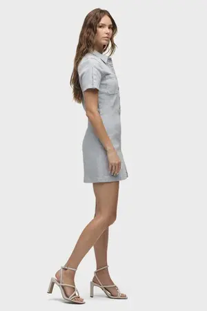 Hudson Jeans Denim Mini Shirt Dress