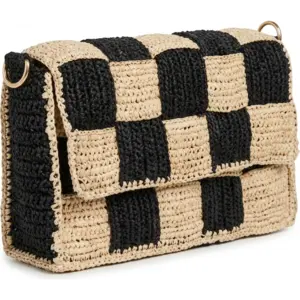 ZANATANY CONCEPTS Cracky Raffia Bag Black