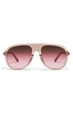 Quay Aviator Sunglasses - Doe/rouge Glow
