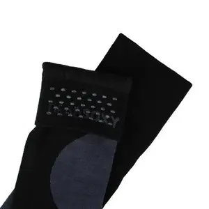 DEAD SOXY Circle Patch Mid-calf Dress Socks - Navy Blue