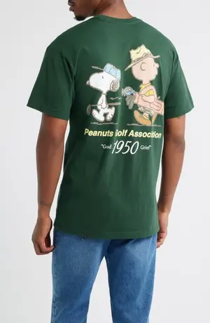 THE FORECAST AGENCY Peanuts Golf Associate Graphic T-shirt