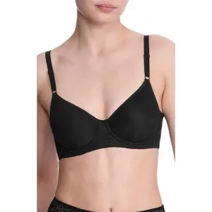 Natori Harmony Smooth Back Underwire Spacer T-shirt Bra - Black