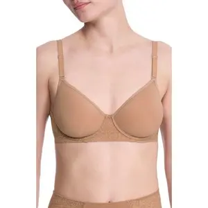 Natori Harmony Smooth Back Underwire Spacer T-shirt Bra - Buff