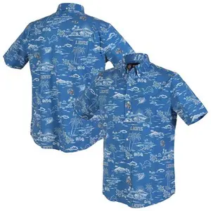 Reyn Spooner Detroit Lions Kekai Performance Button-down Shirt