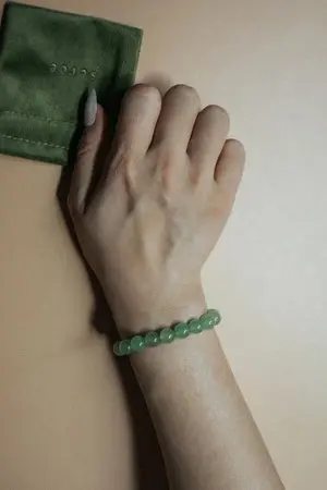 SEREE Jade Beaded Bracelet
