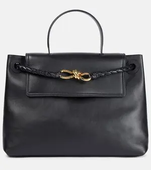 Bottega Veneta Ciao Ciao Medium Leather Tote Bag - Black