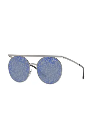 Giorgio Armani Rimless Round Sunglasses - Blue