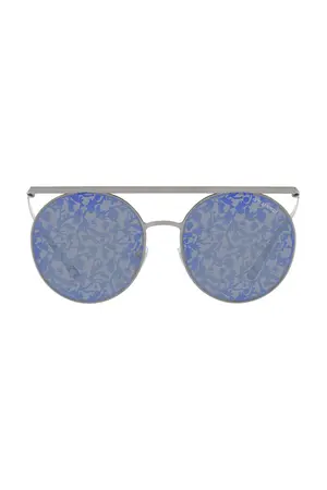 Giorgio Armani Rimless Round Sunglasses - Blue