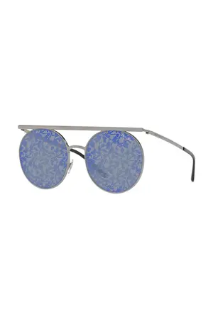 Giorgio Armani Rimless Round Sunglasses - Metallic