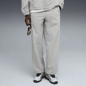PUMA Tech-x Relaxed Track Pants - Gray Echo- White