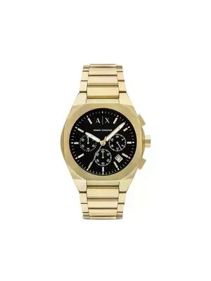 Armani Exchange 42mm Round Face Watch - Black