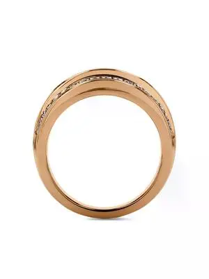 PRAGNELL 18kt Rose Gold Manhattan Diamond Ring - Pink