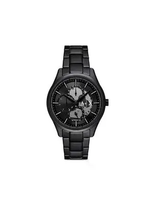 Armani Exchange 42mm Round-face Set - Black