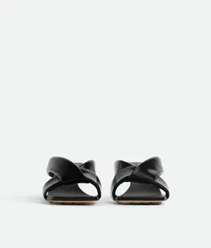 Bottega Veneta Riva Kitten-heel Mule - Black