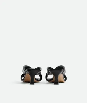 Bottega Veneta Riva Kitten-heel Mule - Black