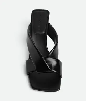 Bottega Veneta Riva Kitten-heel Mule - Black