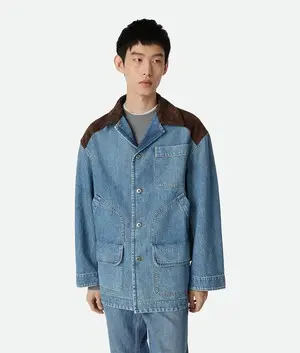 BOTTEGA  VENETA Vintage Indigo Denim Jacket