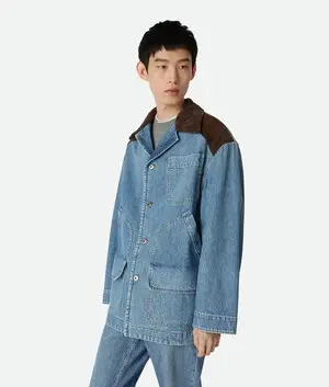 BOTTEGA  VENETA Vintage Indigo Denim Jacket