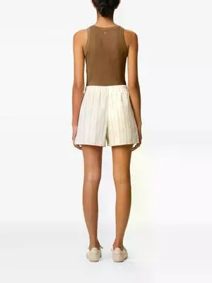 Ami Striped Shorts - Neutrals