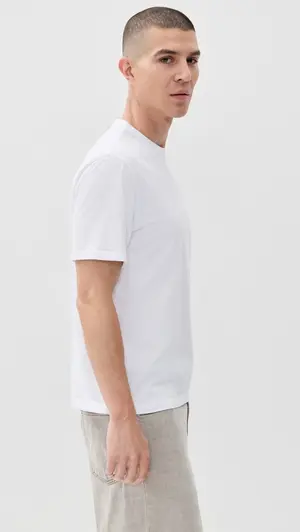 Officine Générale Crew Neck Tee - Optical White