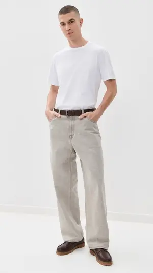 Officine Générale Crew Neck Tee - Optical White