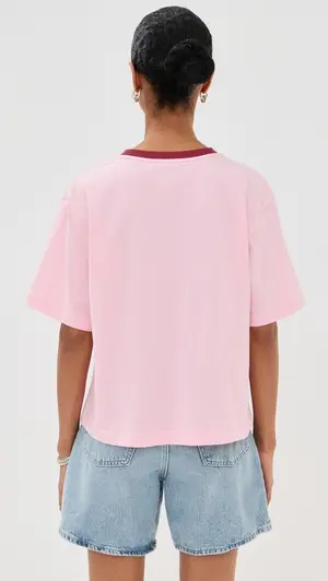 LE BOP Rory Ringer Tee - Pink