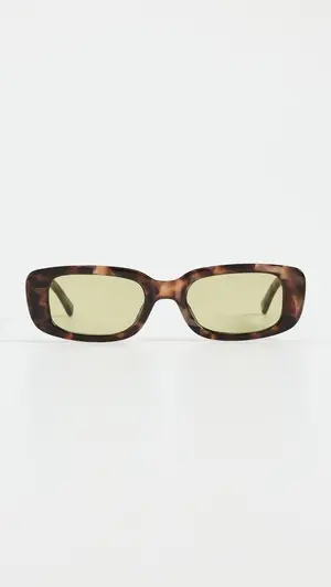AIRE Ceres Rectangular Sunglasses - Dark Tort