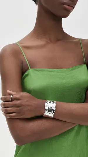 Ettika Sculpted Cuff - Silver