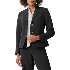 KASPER Two-button Blazer - Black