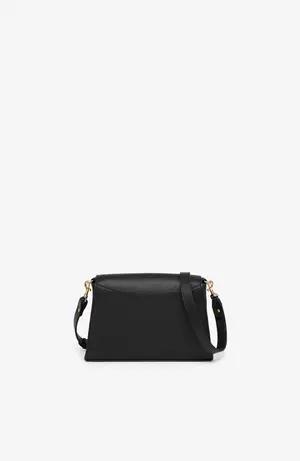 BY BANOO Leather After Work Bag - Black/gold